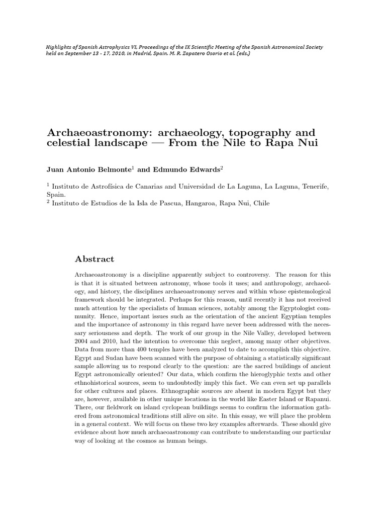 Archaeoastronomy Archaeology Topography | PDF