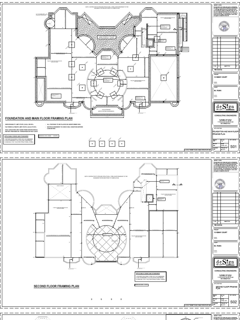 Structural Drawings 10 Kenny CT - 20240308 Structure | PDF | Structural Engineering | Civil ...