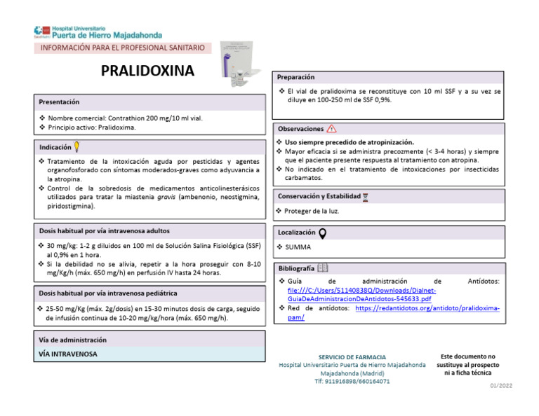 Pralidoxima | PDF