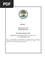 Belize Labor Laws Overview 2024 | PDF | Sick Leave | Overtime