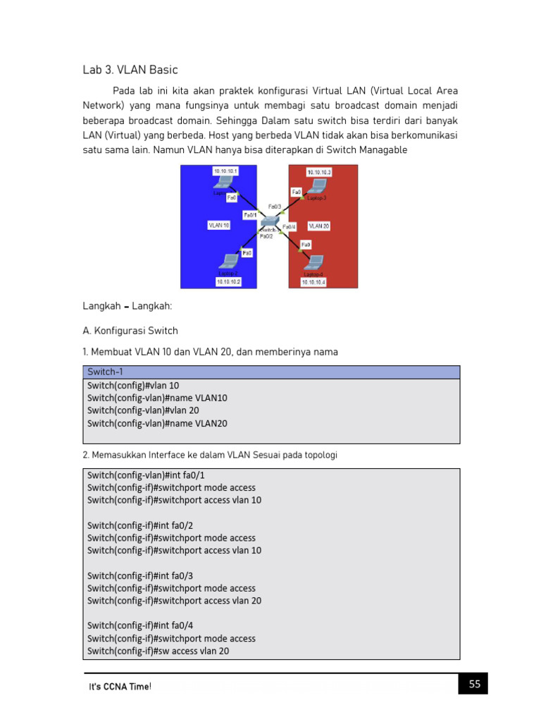 Part 1 Vlan | PDF