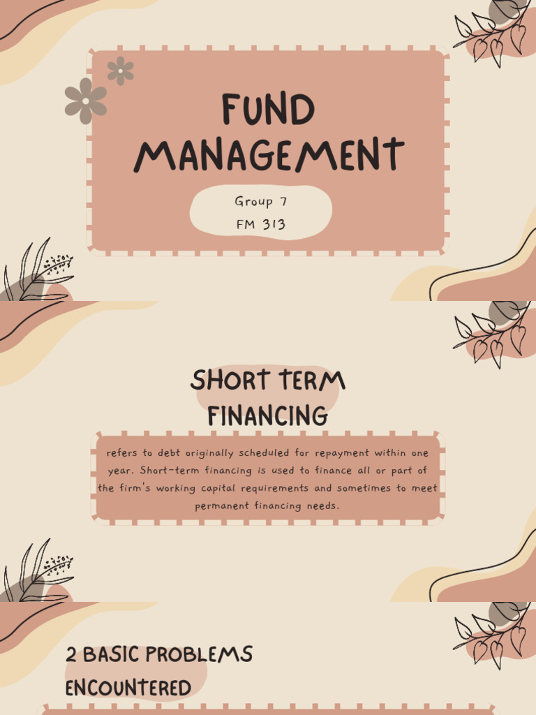 G7 Fund Management | PDF | Loans | Finance & Money Management