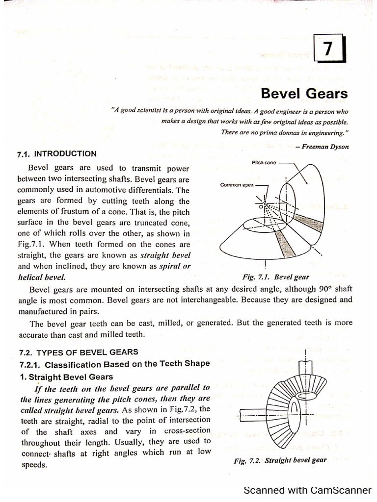 Bevel Gear Design | PDF