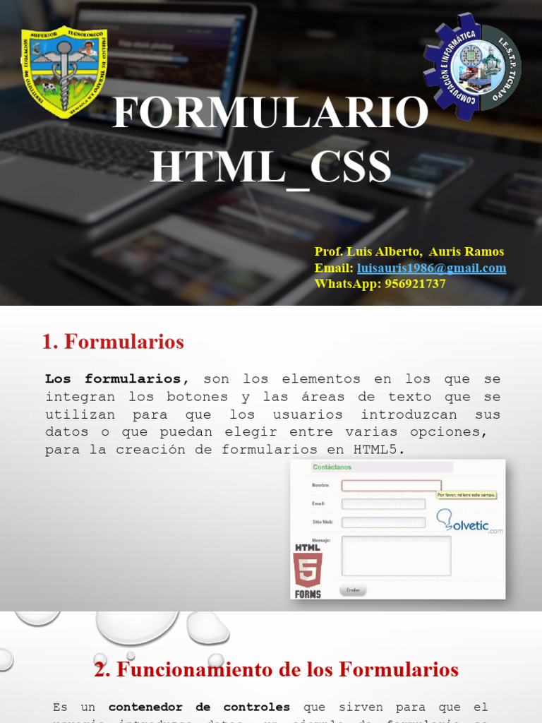 06 - Formulario HTML - CSS - JS | PDF | HTML | Informática 06 - Formulario HTML - CSS - JS | PDF | HTML | Informática