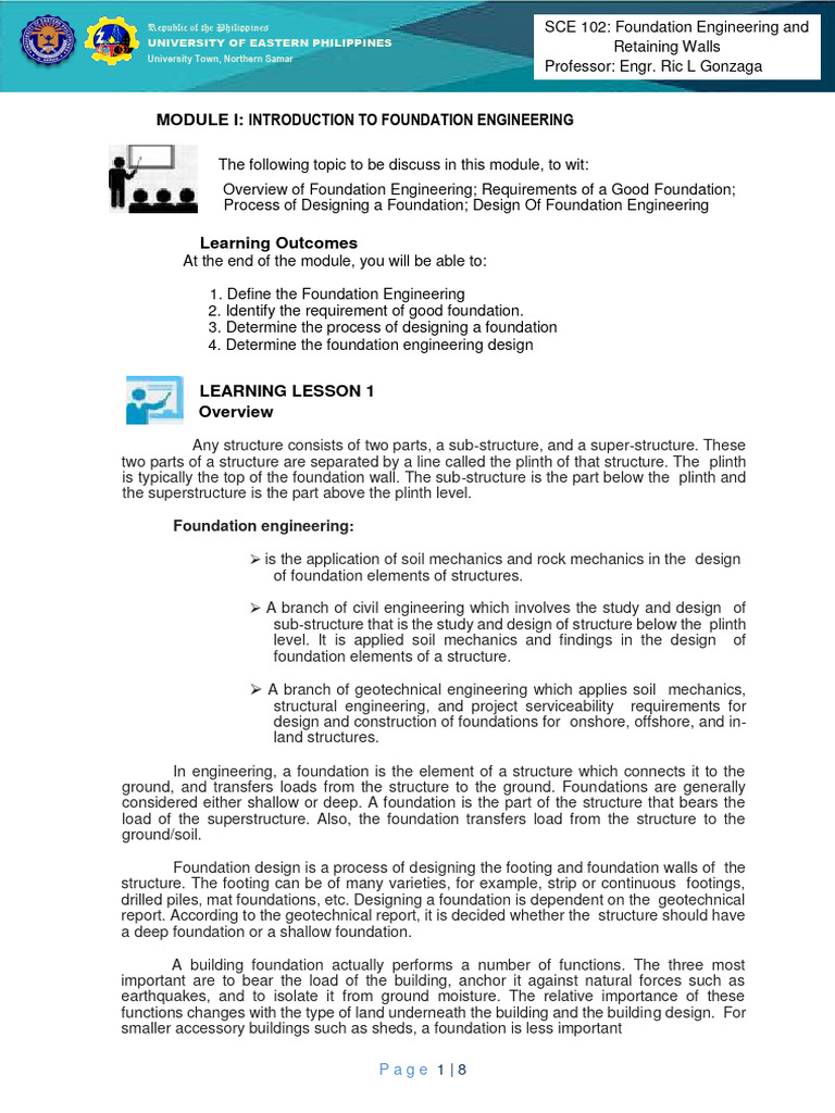 SCE 102-Introduction_to_Foundation_Engineering | PDF | Soil Science ...