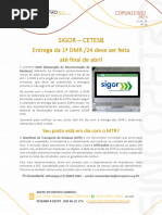 SIGOR Módulo MTR Guia Rápido | PDF | Desperdício | Fazer login