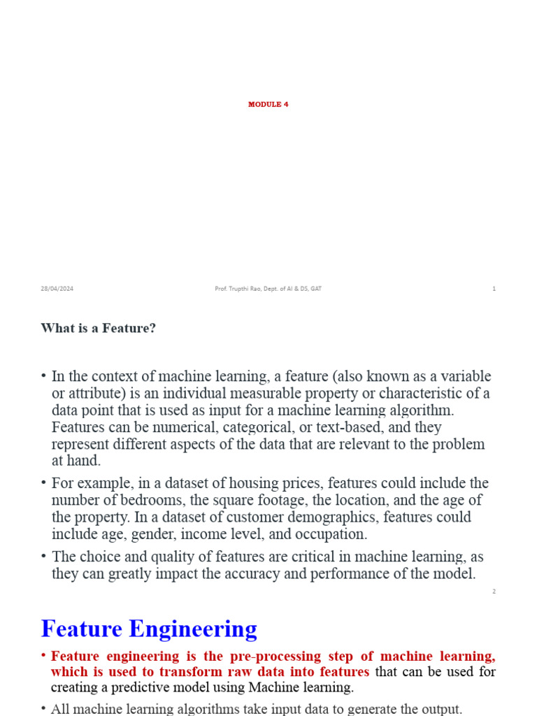 AI-Module 4 - Updated | PDF | Machine Learning | Statistical Classification