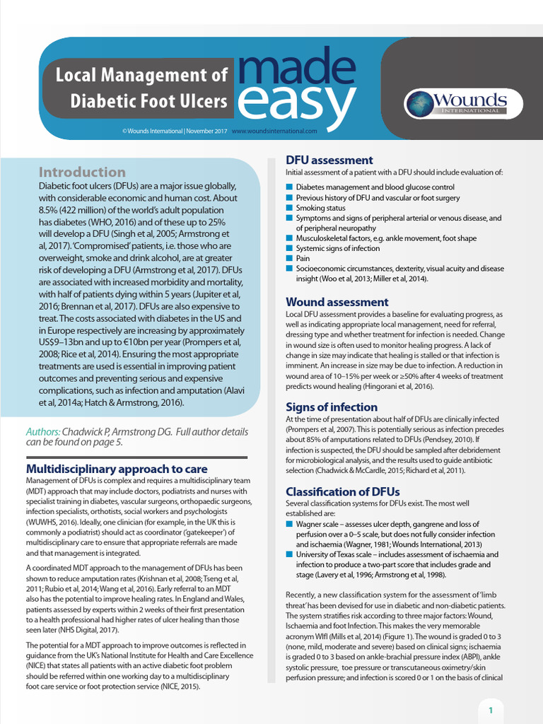 3 Minute DFU Exam | PDF | Wound | Diabetes