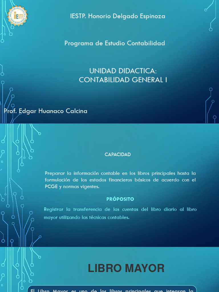Guía del Libro Mayor en Contabilidad | PDF | Contabilidad