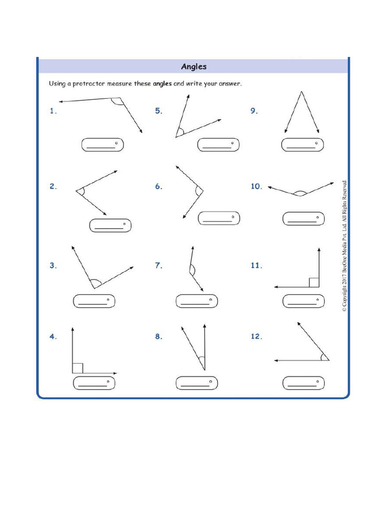 Soal Sudut Kelas 4 | PDF