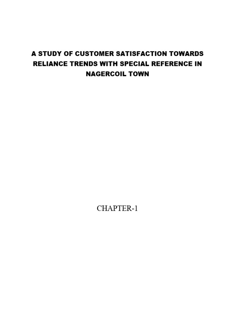 Chapter 1 - 075454 | PDF | Retail | Customer Satisfaction