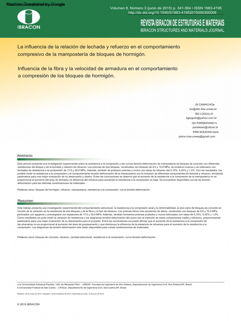 CAMACHO LOGULLO _ Influencia de La Albañilería Armada Con Grouting ...