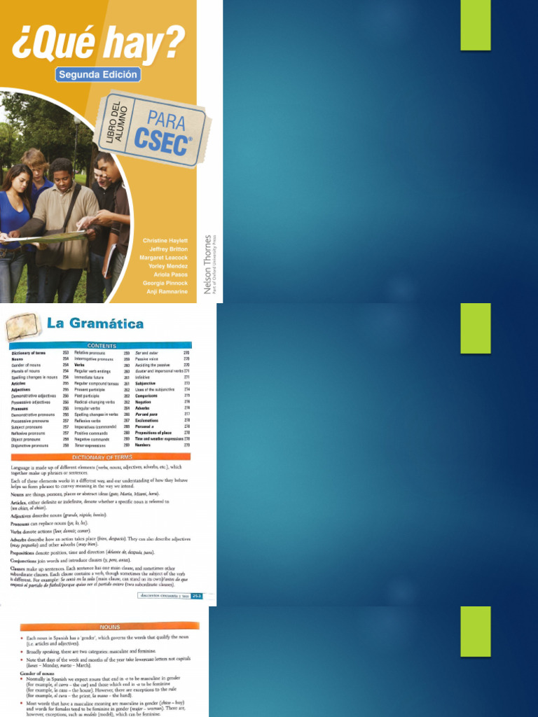 ¿Qué Hay Bk4 La Gramatica | PDF