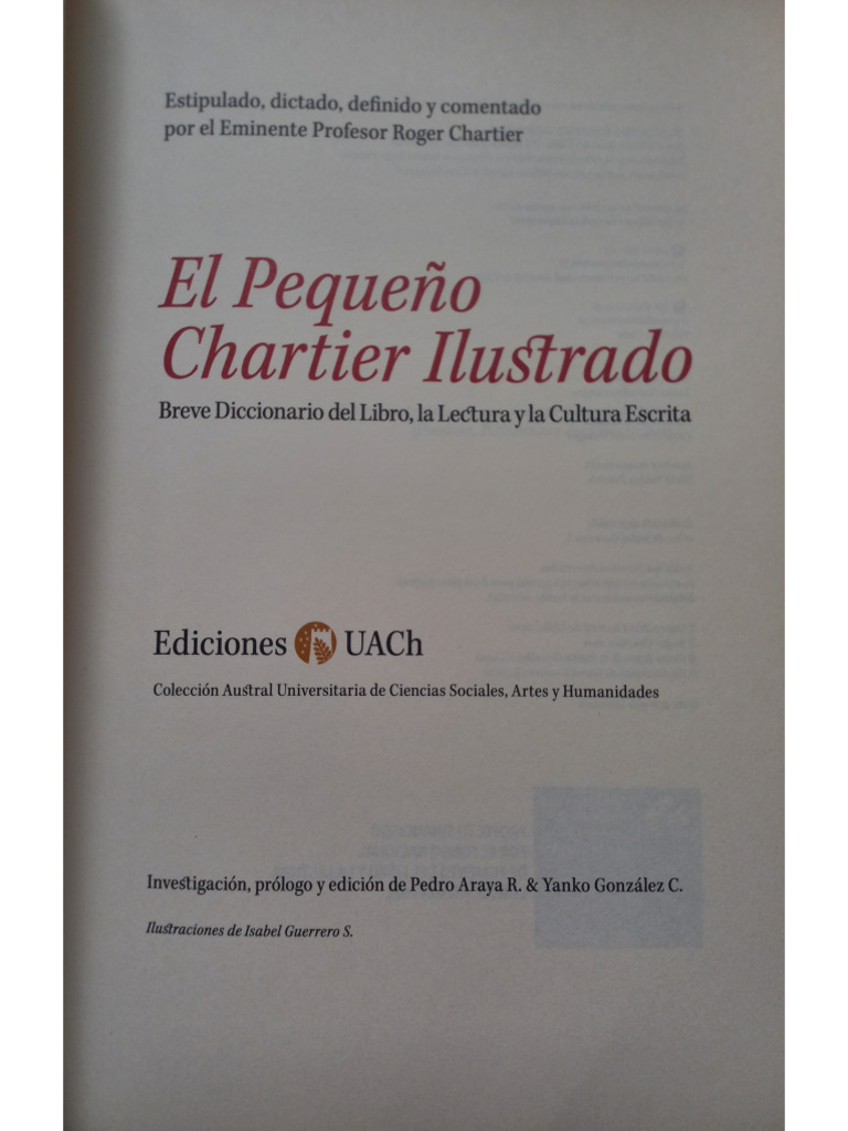 Chartier - Biblioteca (Pequeño Chartier Ilustrado) | PDF