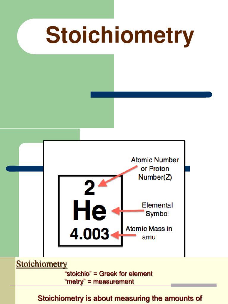 Lesson 6 Stoichiometry | PDF | Stoichiometry | Mole (Unit)