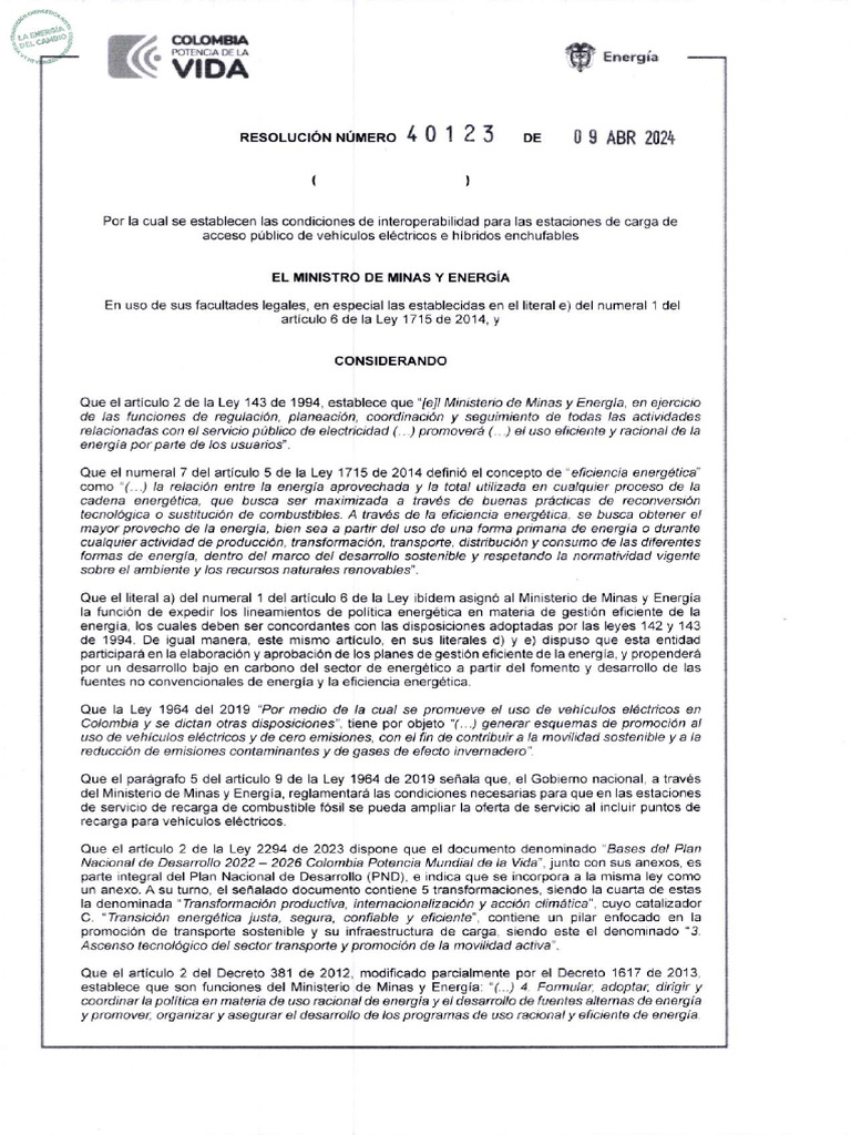 Resolución-40123-2024 - 98168 Interoprabilidad Vehiculos Eléctricos ...