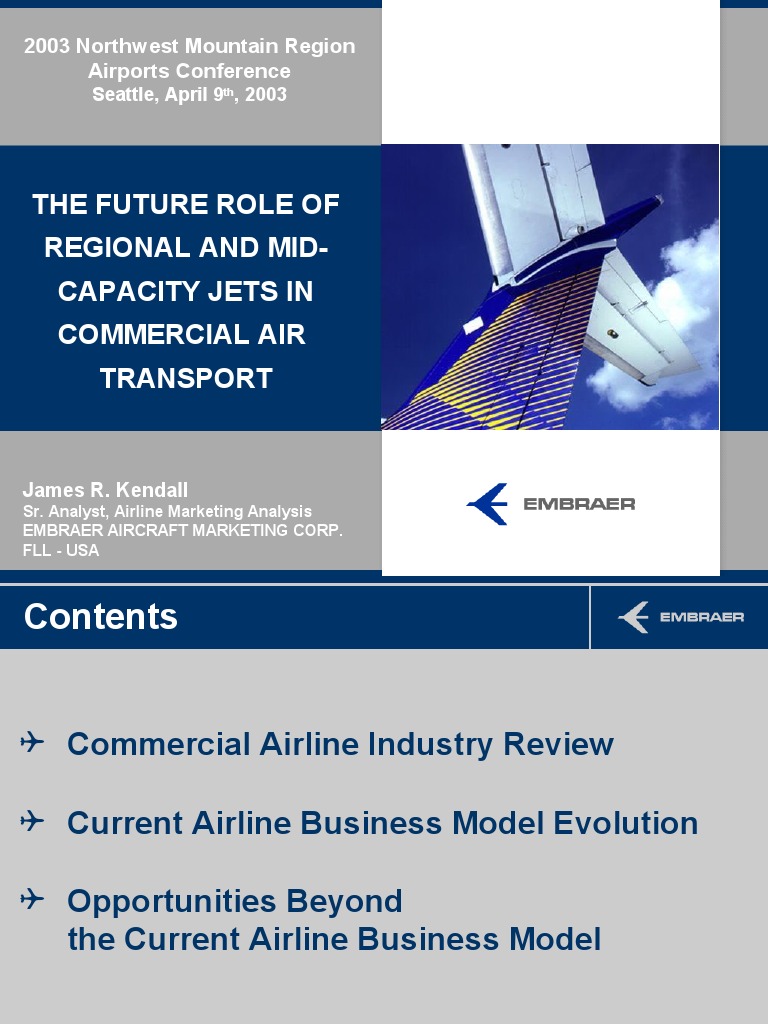 Regional Jets | PDF | Airlines | Jet Aircraft