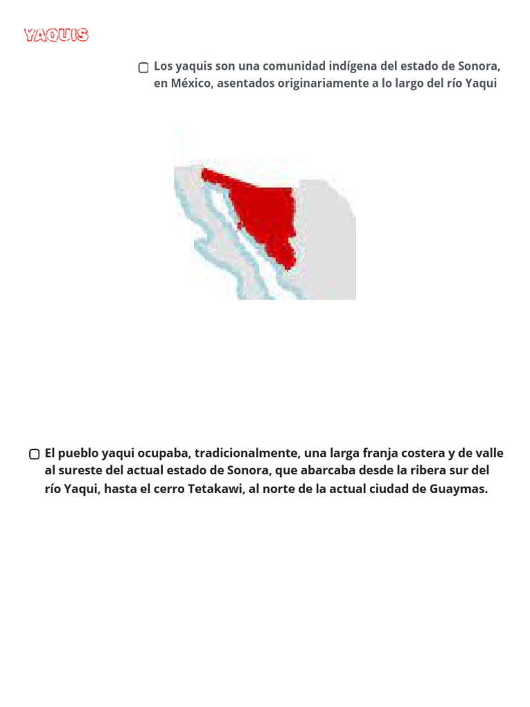Cultura y tradiciones de los yaquis | PDF