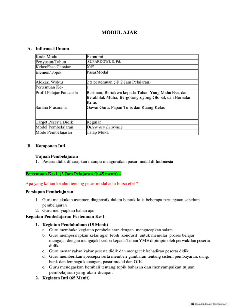 Modul Observasi | PDF