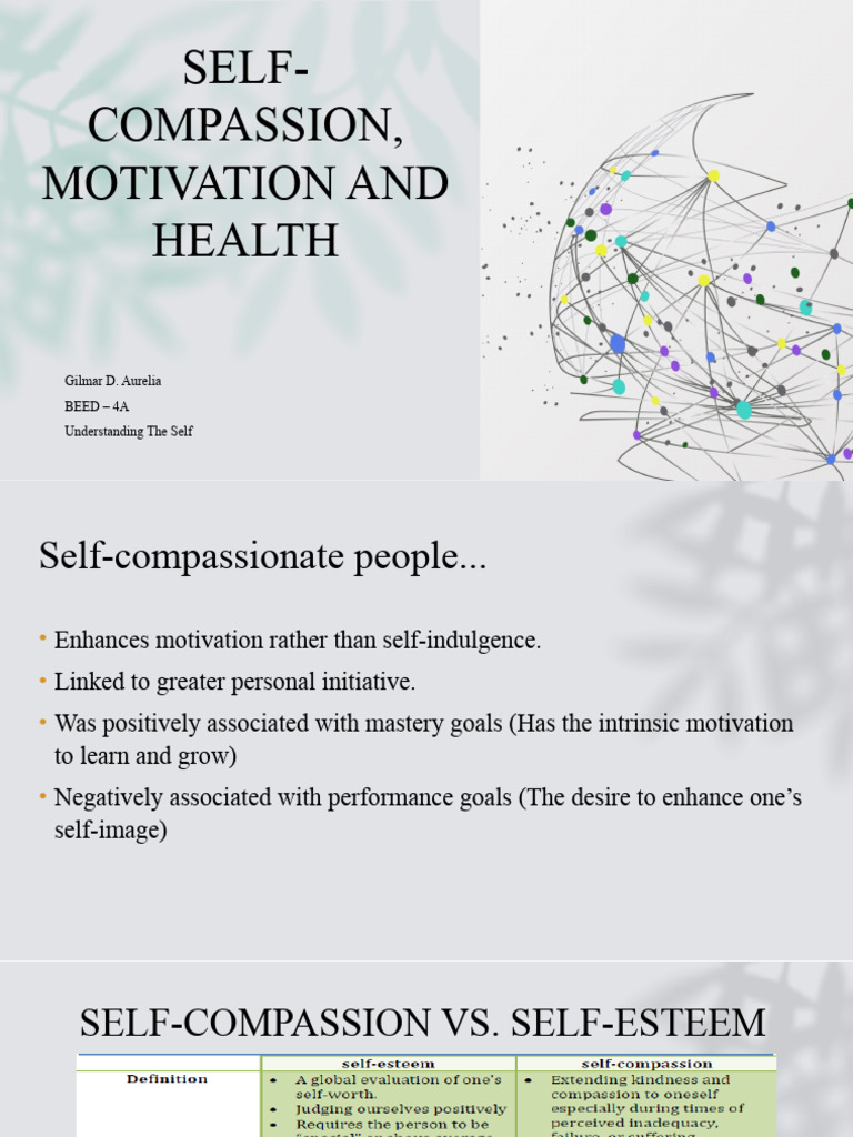 Self-Compassion and Motivation | PDF | Self-Improvement | Lifestyle