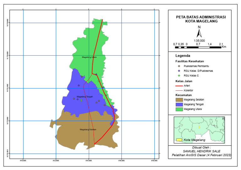Peta Administrasi Magelang | PDF