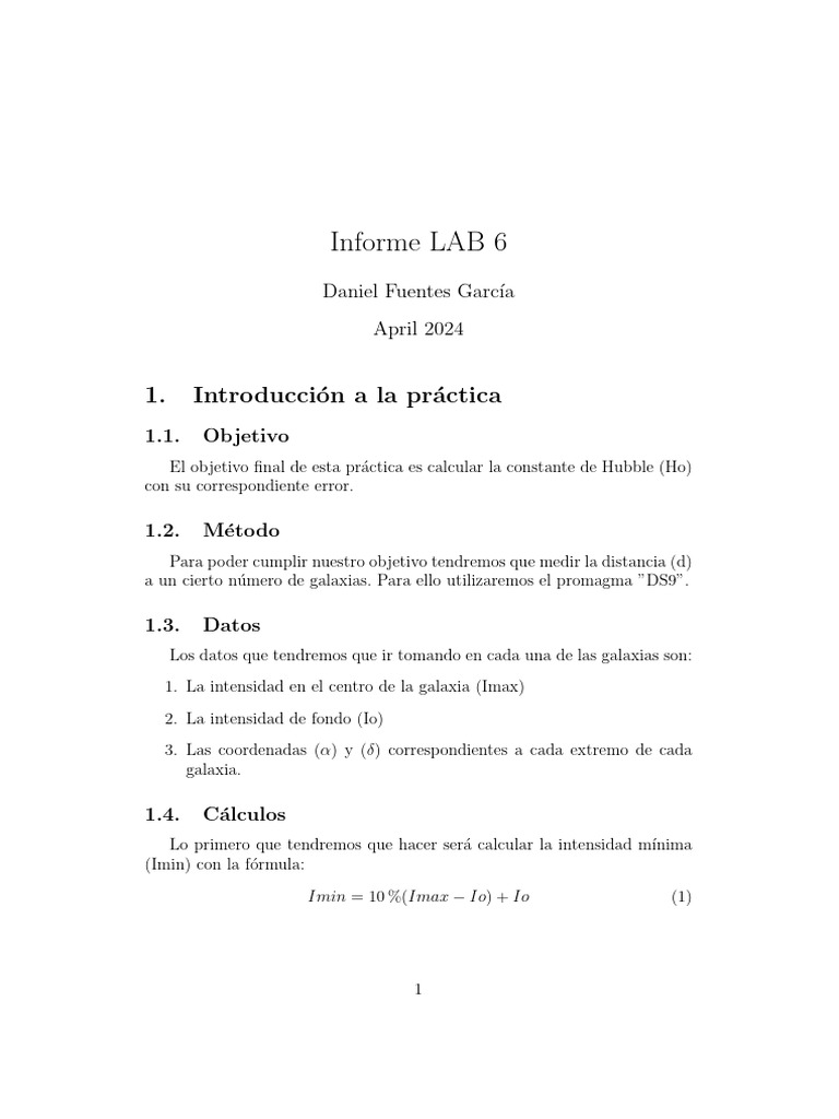 Informe LAB 6 | PDF