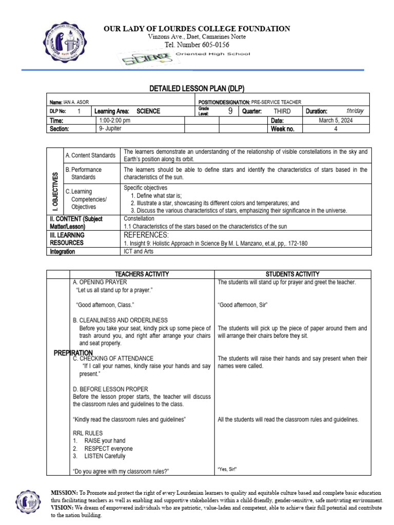 Final LP Asor | PDF | Stars | Sun