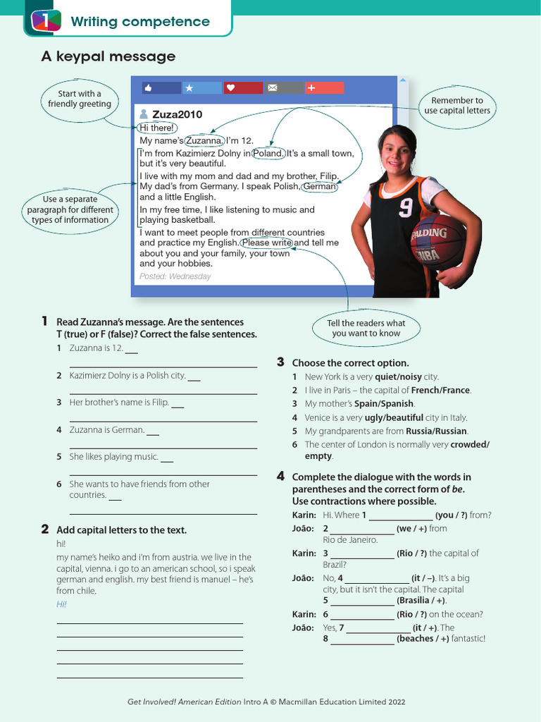 GIAE L0A Writing Competence U1 | PDF | Human Communication