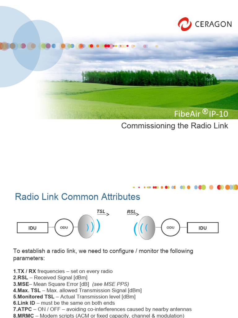 200 - Ceragon - IP-10G Radio - Presentation v1.5 | PDF | Radio ...