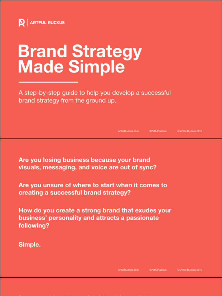 Brand Strategy Made Simple | PDF | Brand