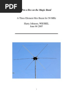 Hexbeam by K4kio | PDF | Coaxial Cable | Antenna (Radio)