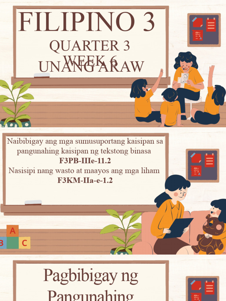 Filipino3 Q3 W6 PPT | PDF