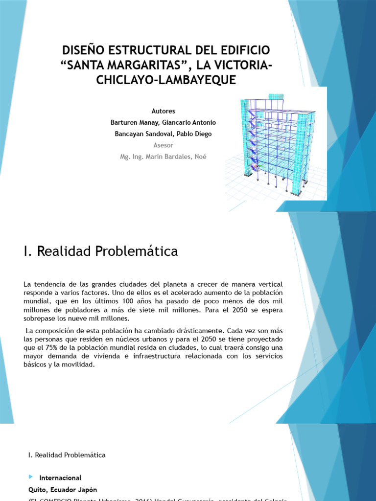 Diseño Estructural Del Edificio | PDF | Hormigón | Diseño
