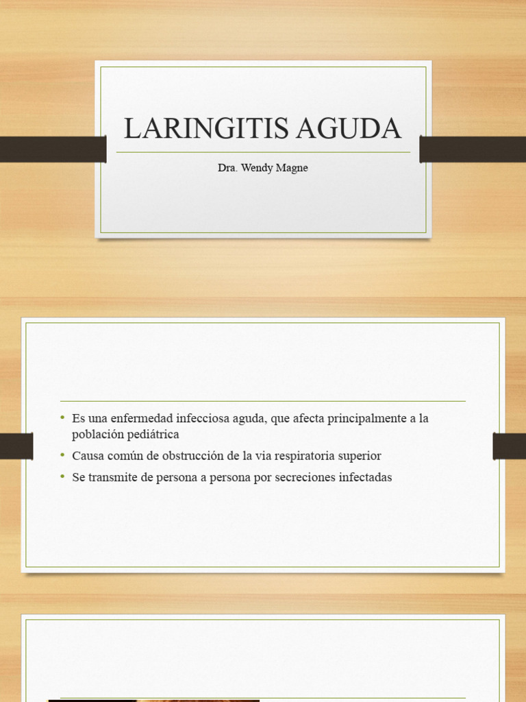 Laringitis Aguda | PDF | Inmunología | Causas de la muerte