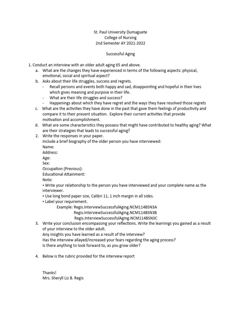 Successful Aging Pdf Ageing Behavioural Sciences