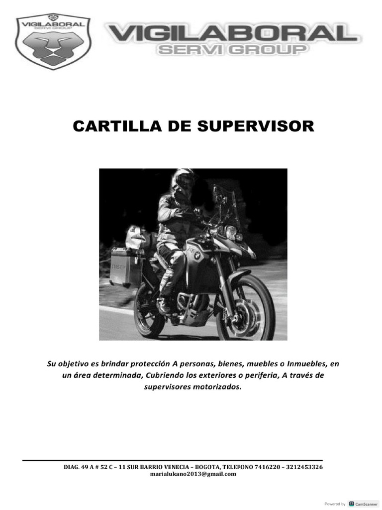 Cartilla Supervisor | PDF