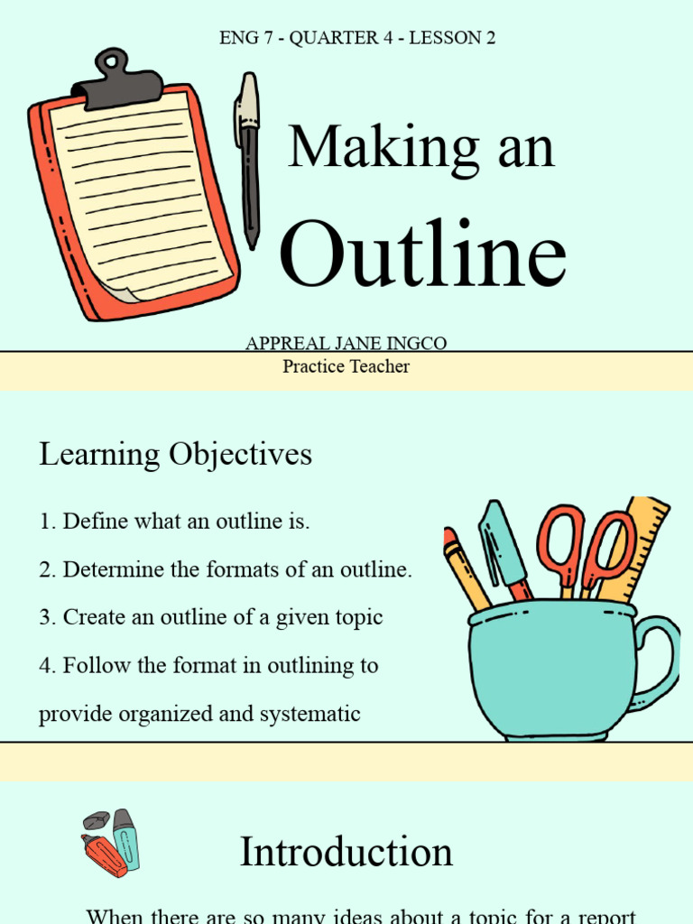 Outline Basics for Students | PDF