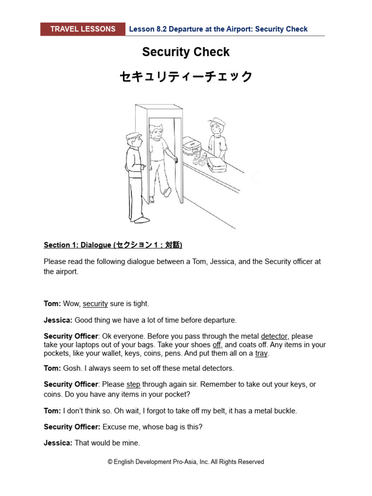 Lesson 8.2 Security Check | PDF | Language Mechanics | Linguistic ...