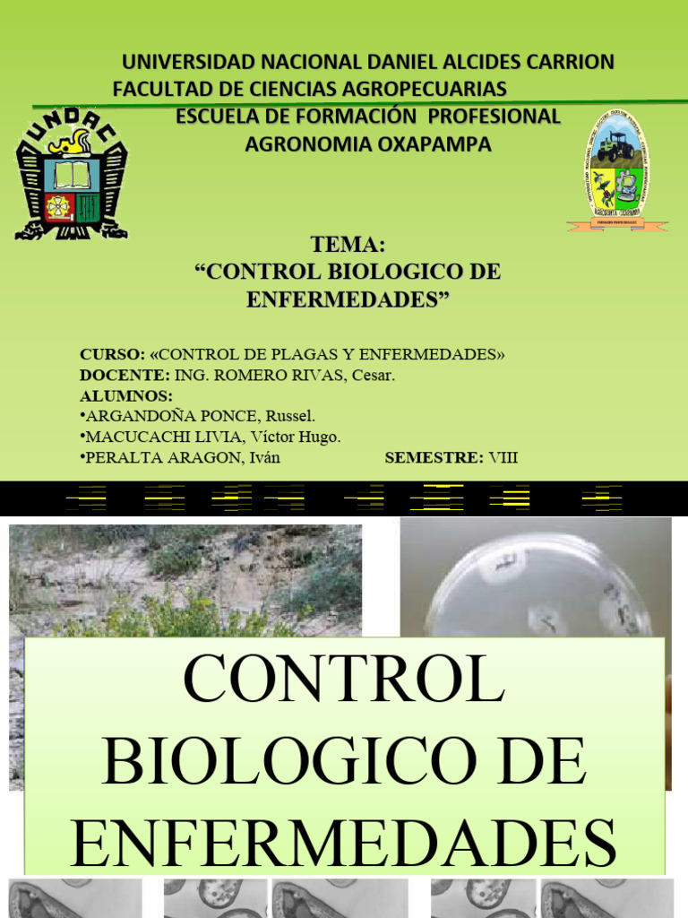 Control Biologico de Enfermedades | PDF | Hongo | Control biológico de ...