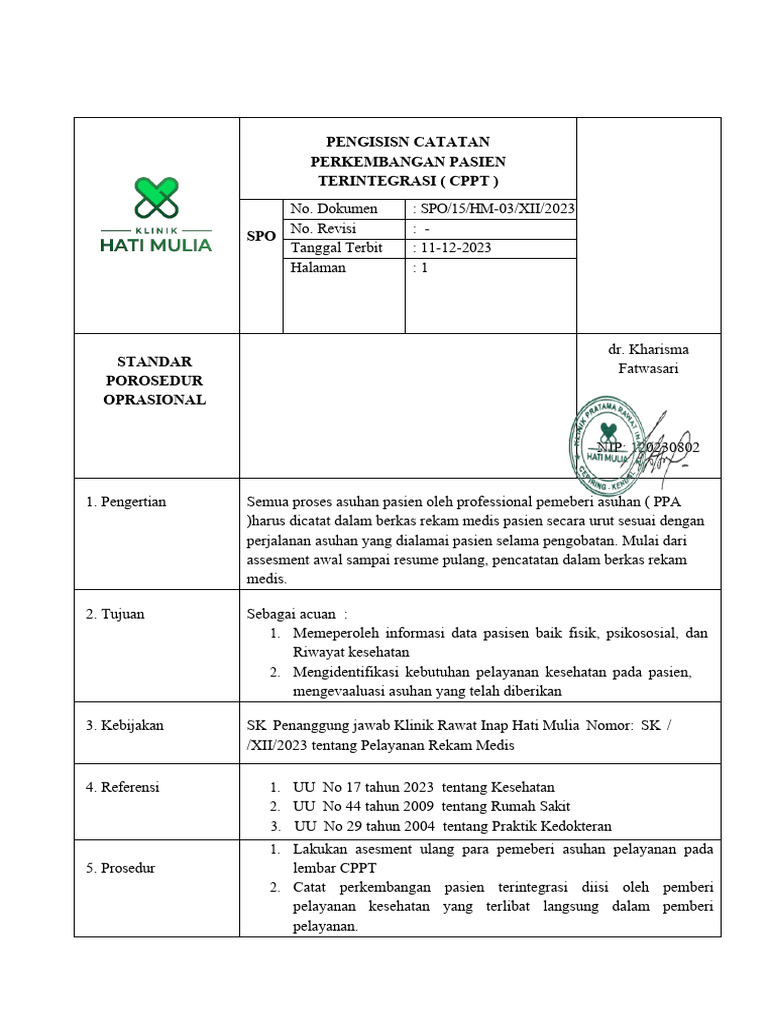Sop CPPT | PDF | Hukum | Sains & Matematika