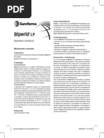 Biperideno, Ficha Técnica | PDF | Medicamentos con receta | Enfermedad ...