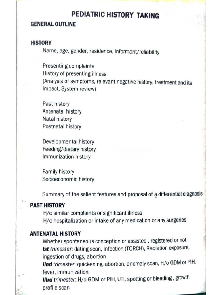 Pedia Case Format | PDF