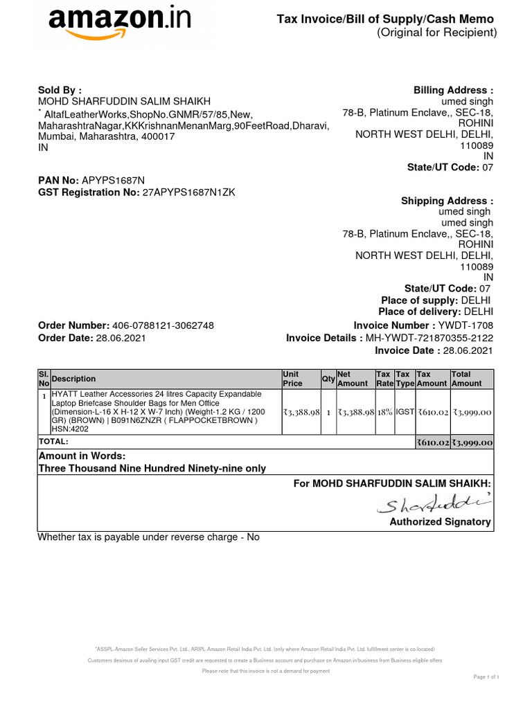Invoice | PDF | Invoice | Trade