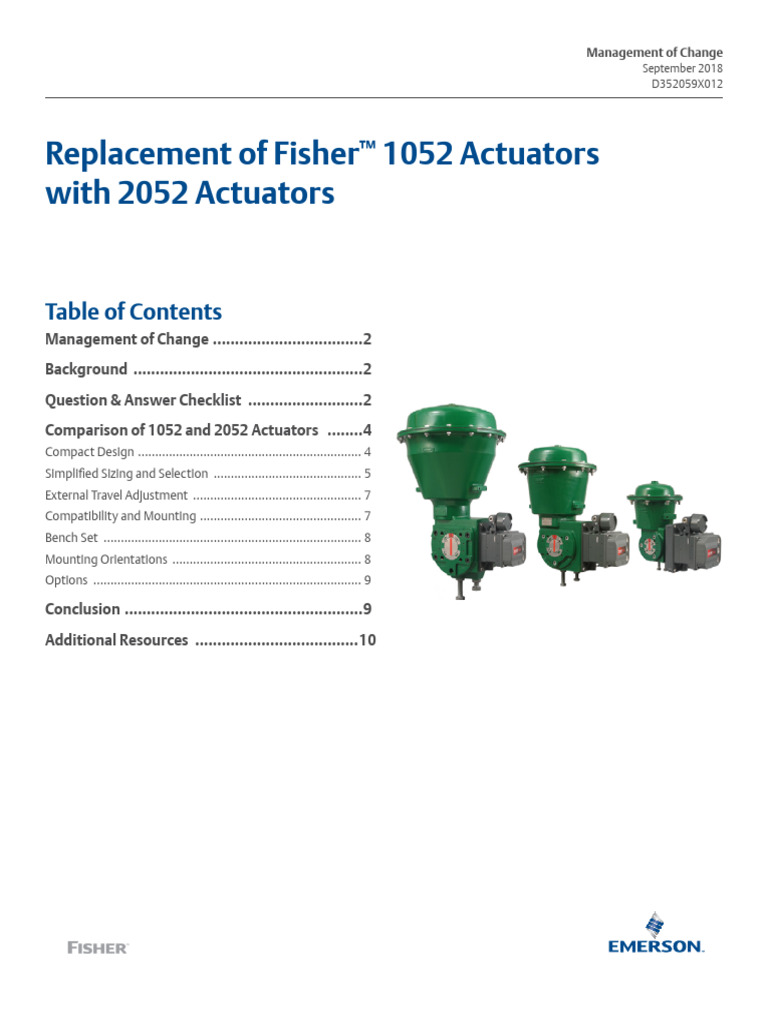 guide-2052-actuators-management-of-change-guide-fisher-en-122486 | PDF | Actuator | Valve