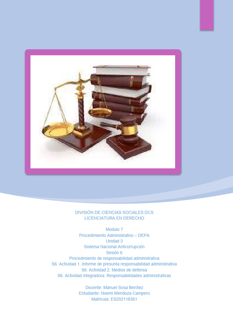 M7 U3 S6 Nomc | PDF | Apelación | Judicaturas