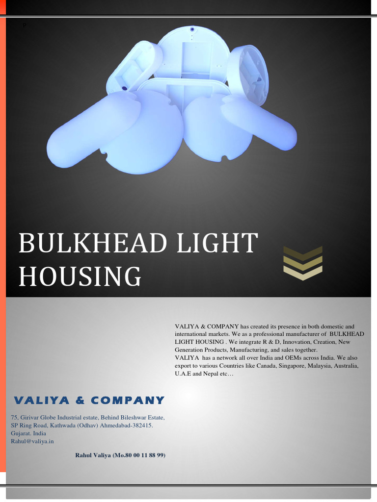 Bulkhead Housing Catalogue Mo... 8000118899 | PDF