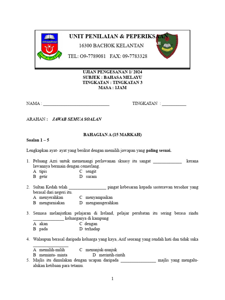 BM T3 Lengkap | PDF