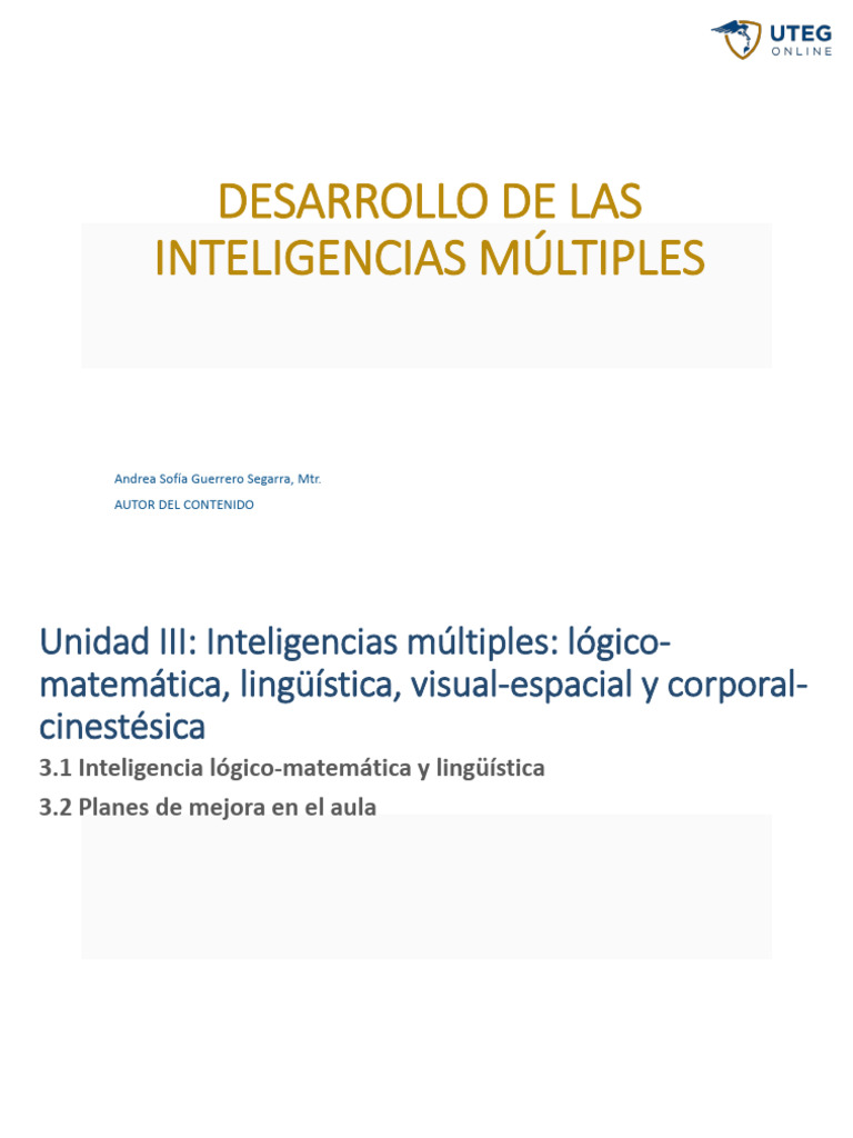 go-DESARROLLO_DE_INTELIGENCIAS_MULTIPLES-U3C5 | PDF | Inteligencia | Lingüística