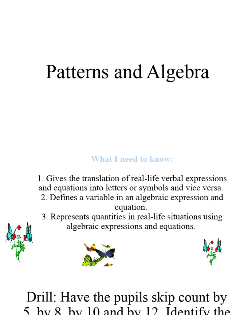MATH 6 Q3 WEEK 5 DAY 1 Gives The Translation of Real-Life Verbal ... MATH 6 Q3 WEEK 5 DAY 1 Gives The Translation of Real-Life Verbal ...