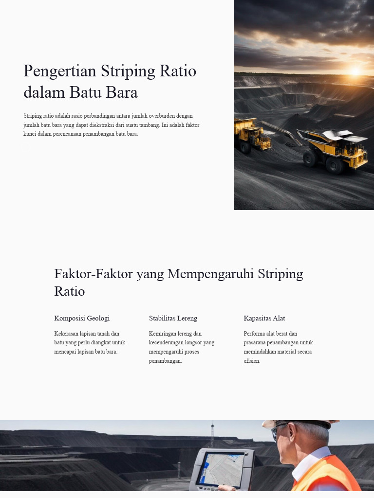 Striping Ratio Dalam Batu Bara | PDF
